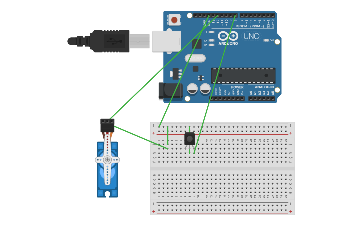 Circuit design PRACTICAL TEST 2ND | Tinkercad