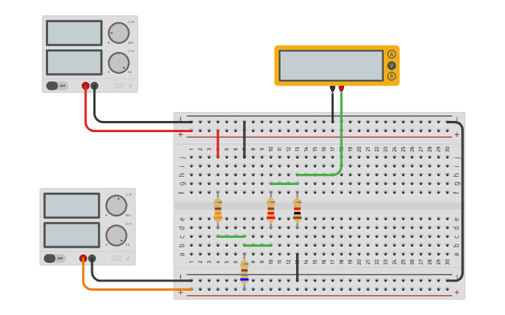 Circuit design Lab #3 - Thevenin02 | Tinkercad
