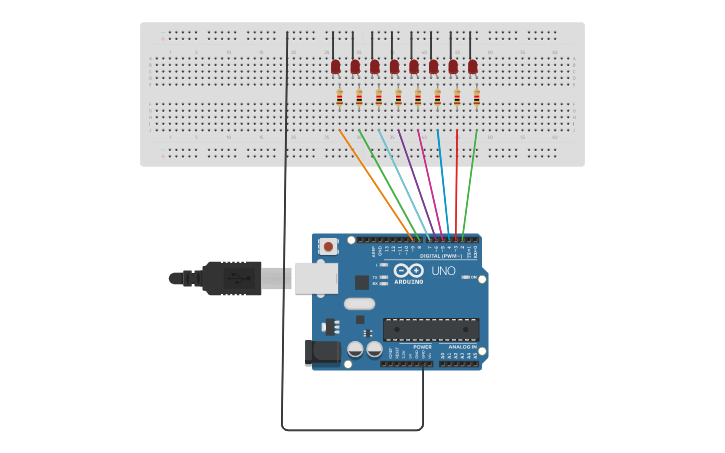 Circuit design Microcontroller Lab 4 Completed - Tinkercad