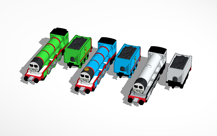3D design Henry The Green Engine Old Shape - Tinkercad