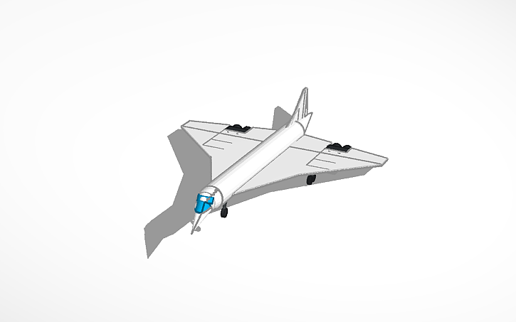 3D design Concorde - Tinkercad
