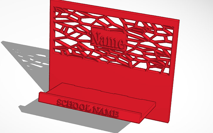 3D design Tablet Stand V1 - Tinkercad