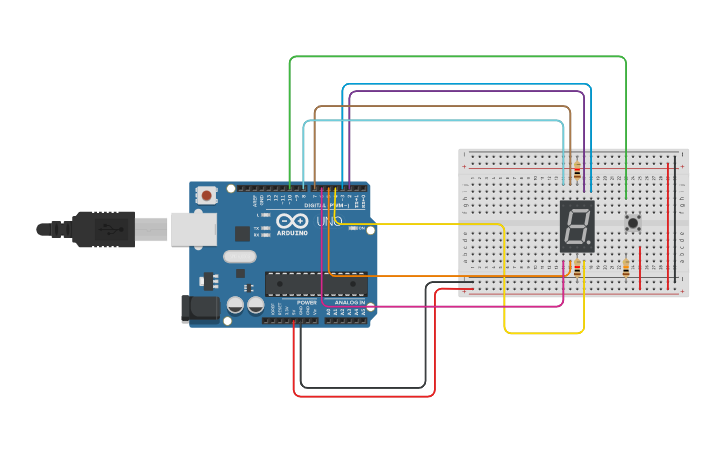 Circuit design AutoNumber | Tinkercad