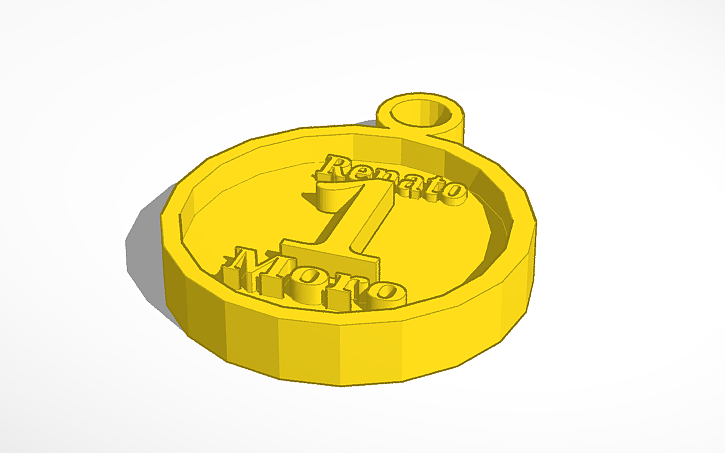 3D design Medaglia - Tinkercad