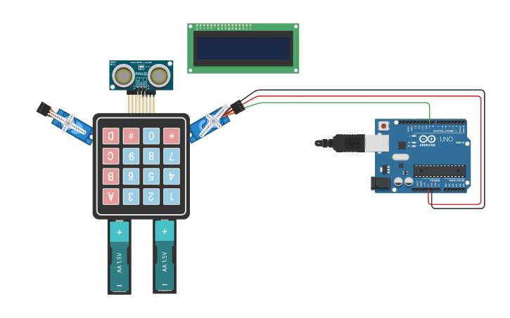 Circuit design bot - Tinkercad