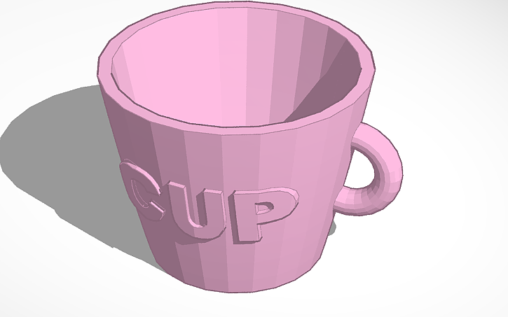 3D design Fincan - Tinkercad