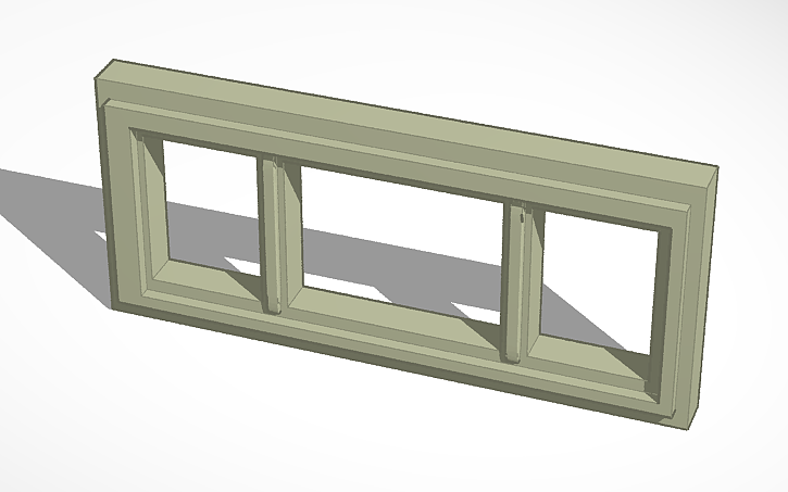 3D design Picture Window - Tinkercad