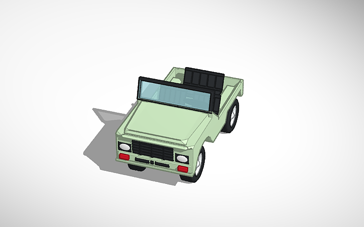 3D design Land Rovert - Tinkercad
