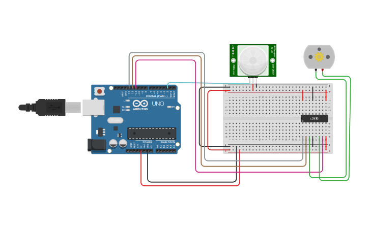 Circuit Design Final Project Simulation Tinkercad