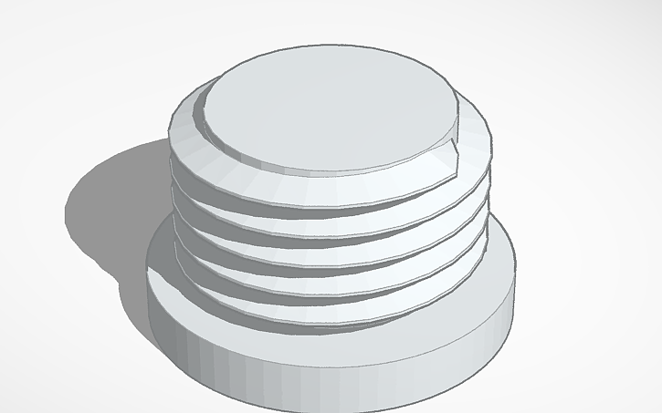 3D design screw wheel - Tinkercad