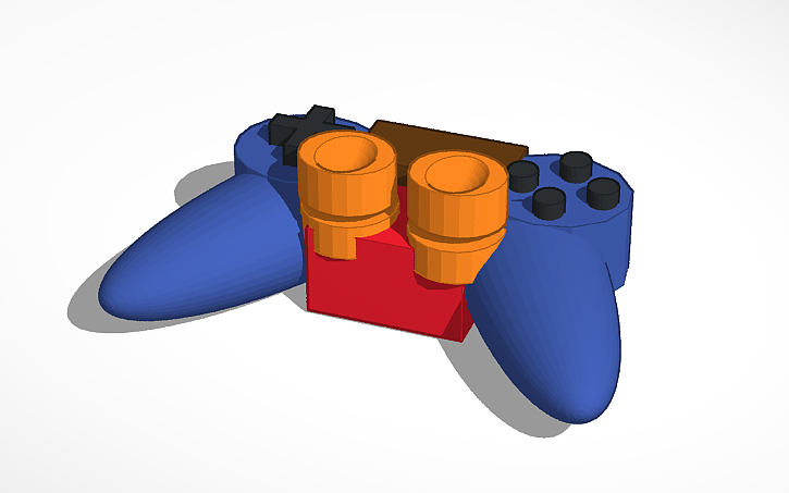 3D design ps4 dualshock 4 - Tinkercad