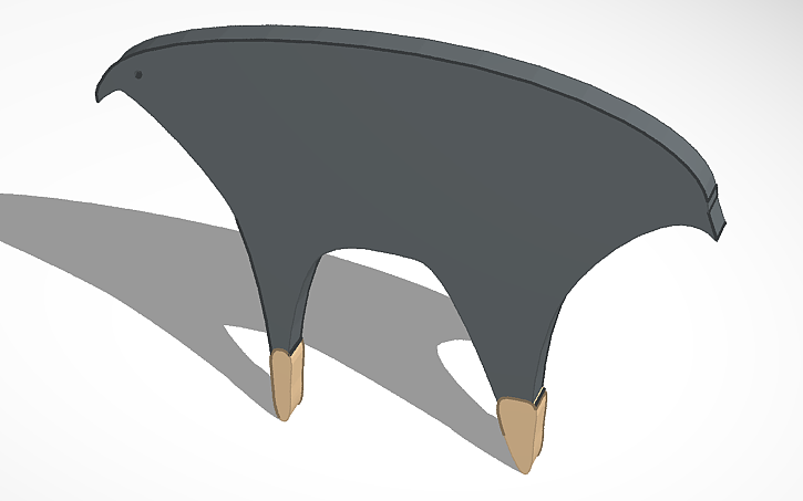 3D design bean creature from satisfactory(svg files+extrusion) - Tinkercad