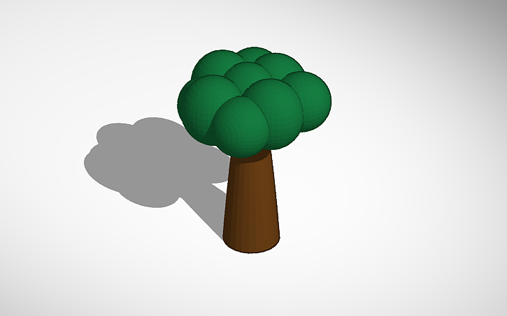 3D design tree - Tinkercad