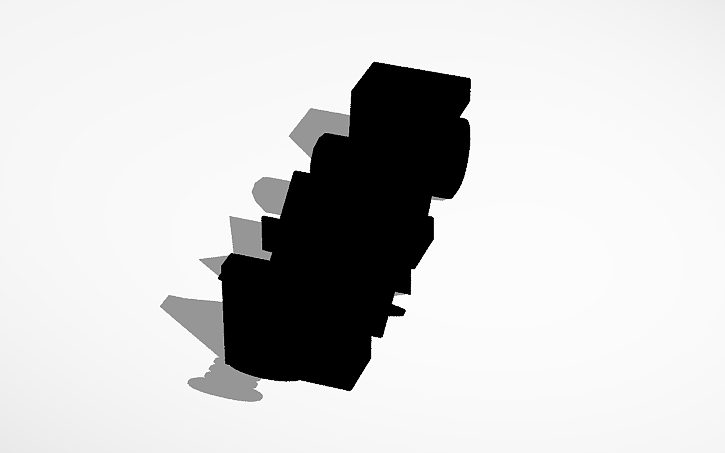 3D design Lx25 Sword logo (black) - Tinkercad