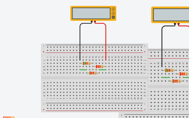 Circuit Design Series And Parallel Tinkercad