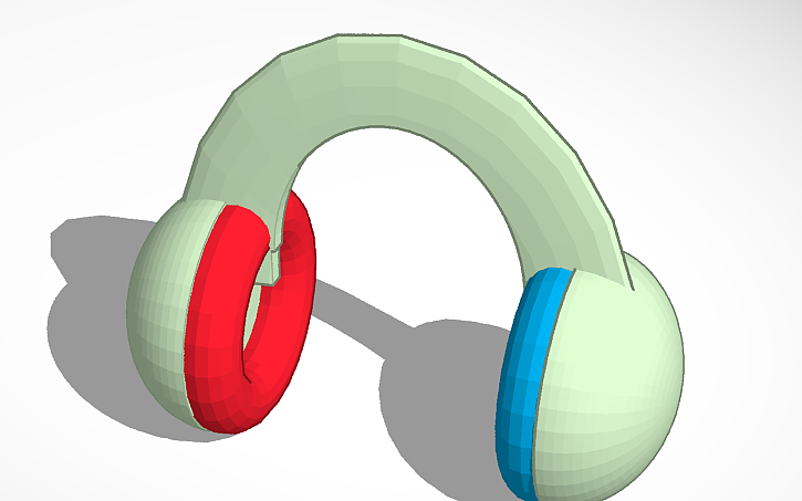 3D design 3d headphones | Tinkercad