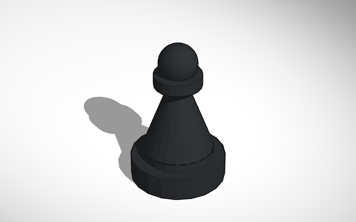 3D design Peon Ajedrez | Tinkercad