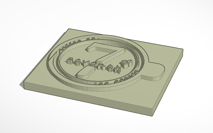 3D design stamp | Tinkercad