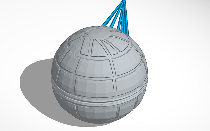 3D design Deathstar v1 - Tinkercad