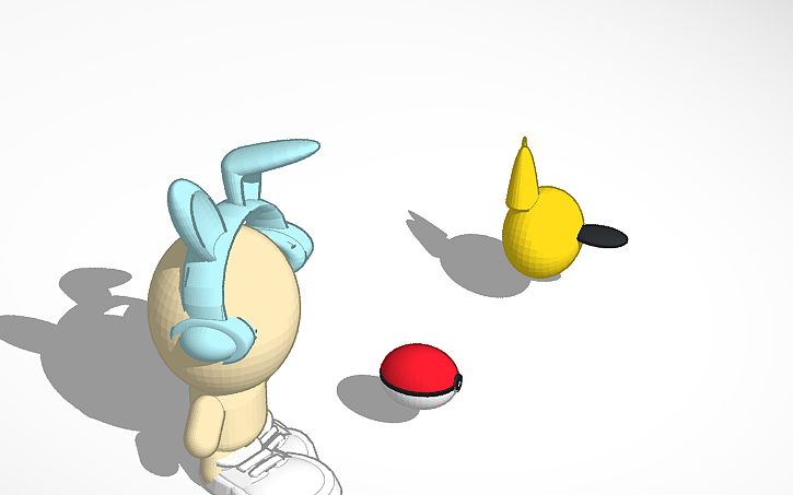 3D design pokemon - Tinkercad