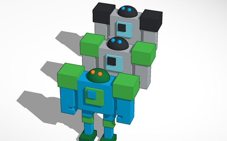 3D design Toy Robot - Tinkercad