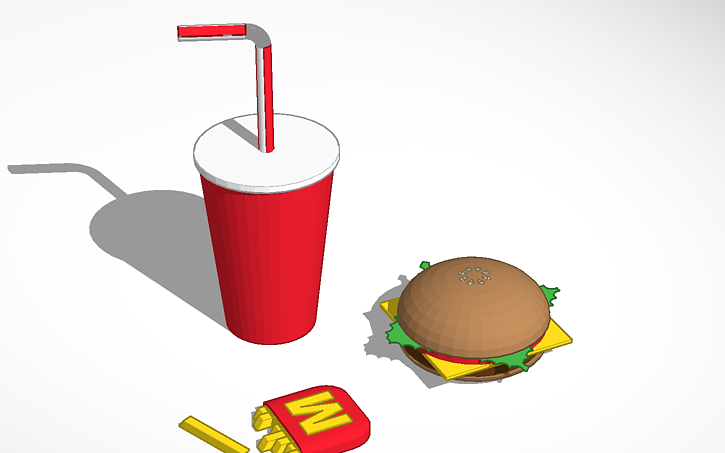 3D design Fast Food "Erco's food" of mikail | Tinkercad