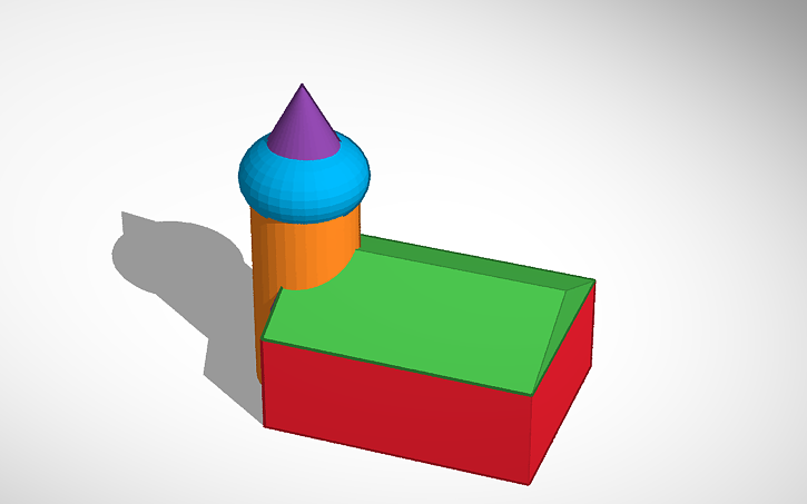 3D design church design 1 - Tinkercad