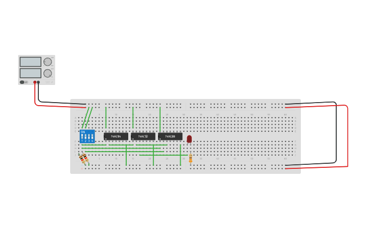Circuit design PRACTICA 4 F - Tinkercad