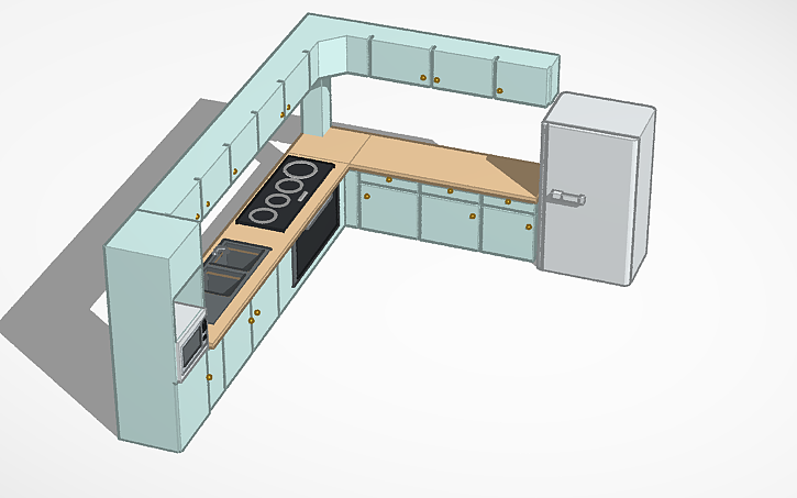 3D design Kitchen - Tinkercad