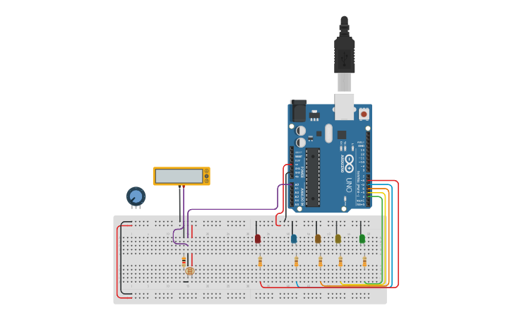 Circuit design Circuito3 | Tinkercad
