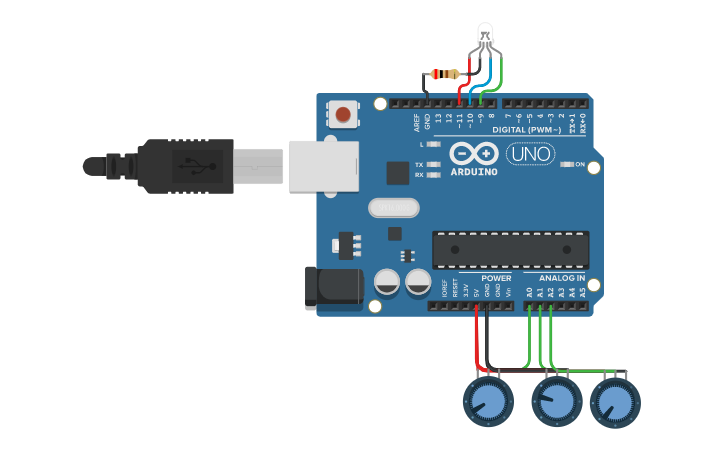 Circuit Design Potentiometers Tinkercad
