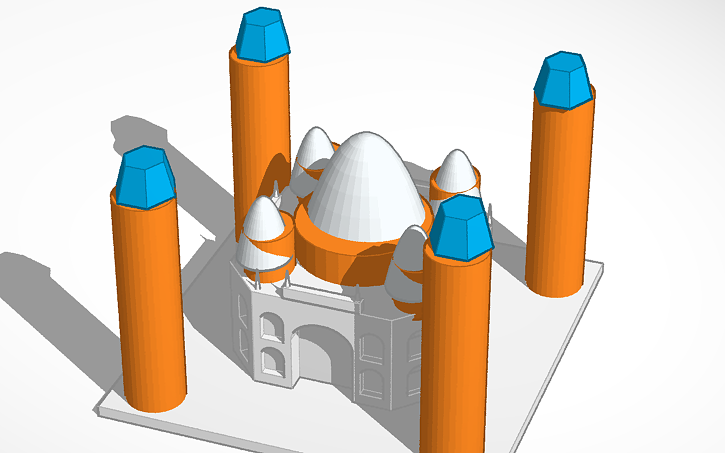 3D design Patrick Taj Mahal | Tinkercad
