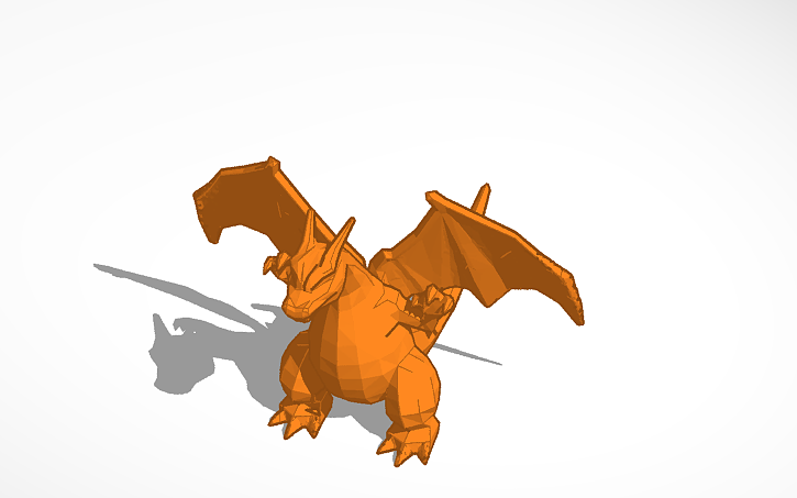 3D design Charizard - Tinkercad