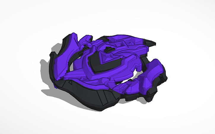 3D design left Z Achilles - Tinkercad