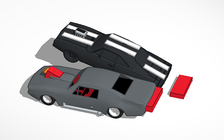 3D design Copy of Muscle cars - Tinkercad