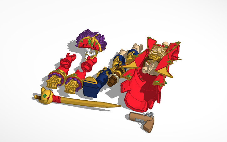 3D design sea of thieves captain briggsy - Tinkercad