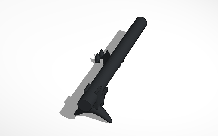 3D design BAZOOKA - Tinkercad