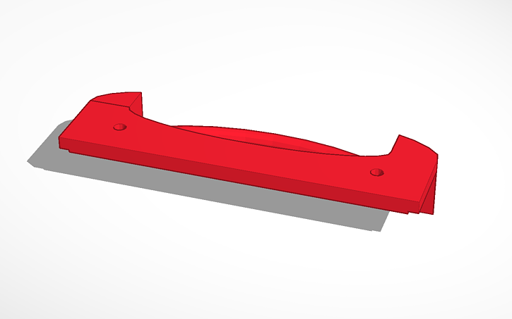 3D design bosh fridge-freezer handle - Tinkercad