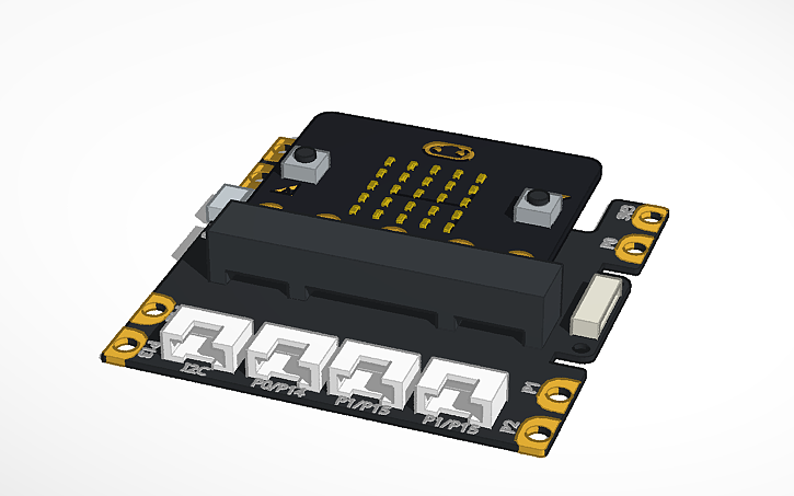3D design microbit - Tinkercad