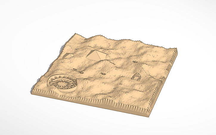 3D design Desert Biome - Tinkercad