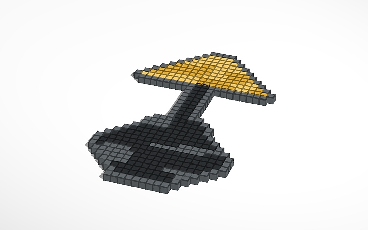 3D design Pixel lamp for January Pixel design competition by WaterWolf ...