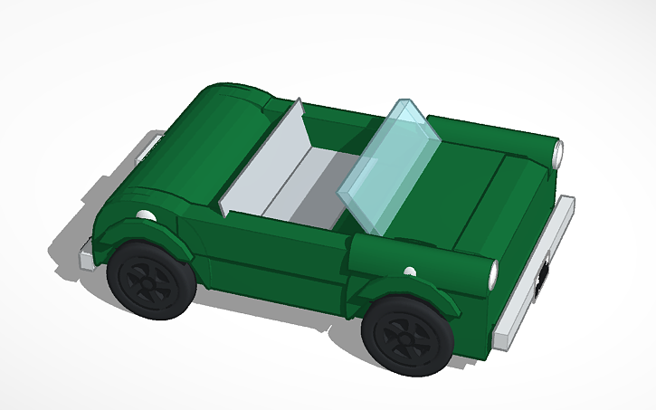 3D design electric mini cooper | Tinkercad