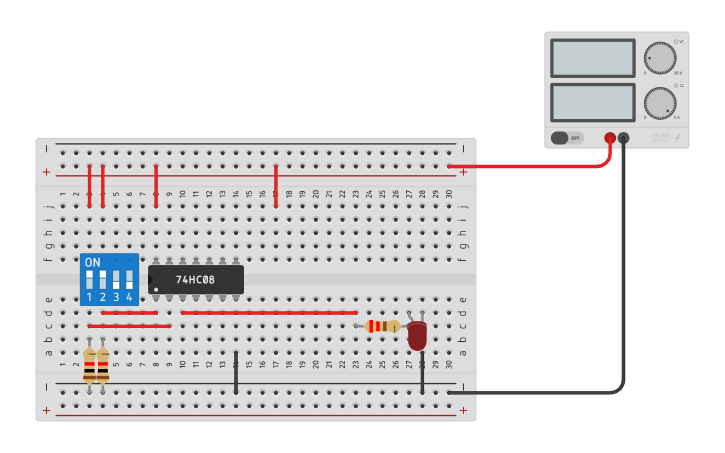 Circuit Design Cari T3 Tinkercad