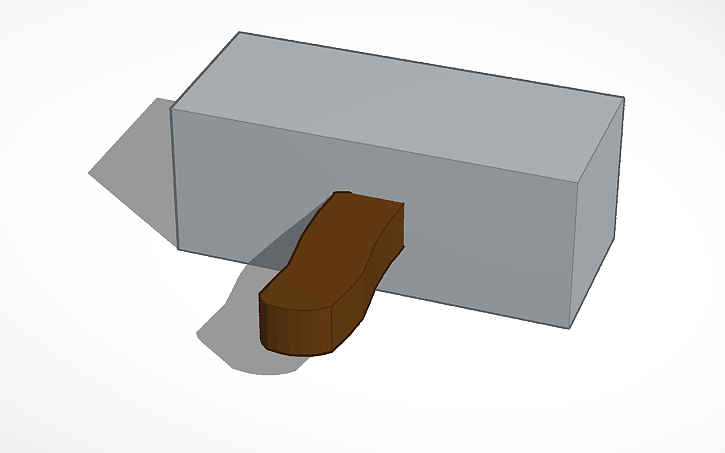 3D design Thors hammer - Tinkercad