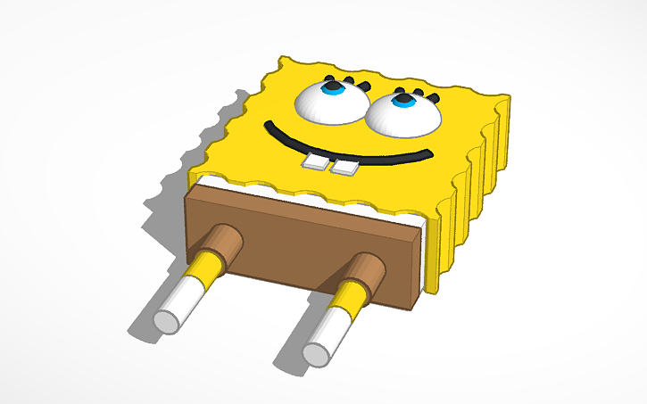 3d Design Bob Esponja Tinkercad