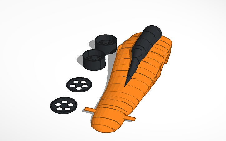 3D design co2 dragster 1 | Tinkercad
