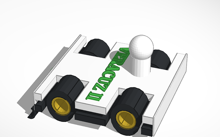 3D design sumo bot - Tinkercad