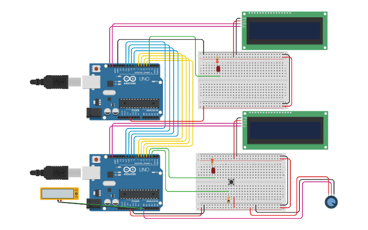 Circuit design Interfaz - Tinkercad