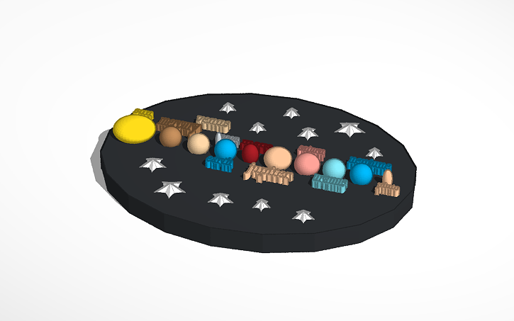 3D design science model - Tinkercad