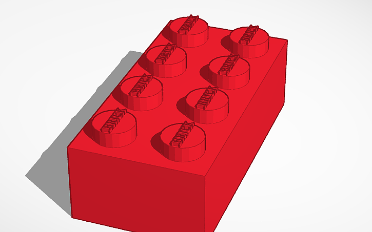 3D design Lego CAD - Tinkercad